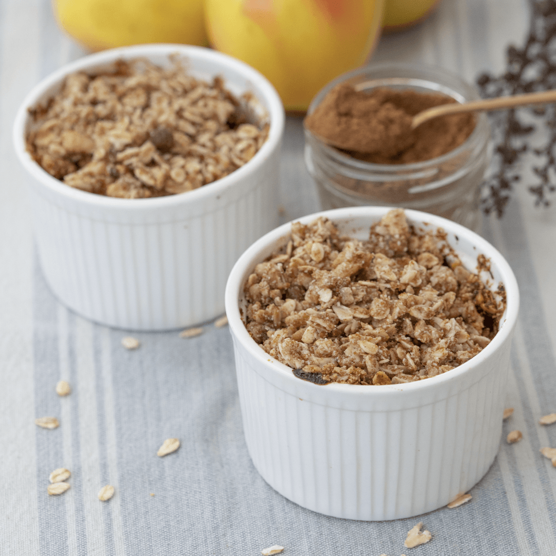 Receta de Crisp de Manzana con Pumpkin Pie Spice – Estado Natural
